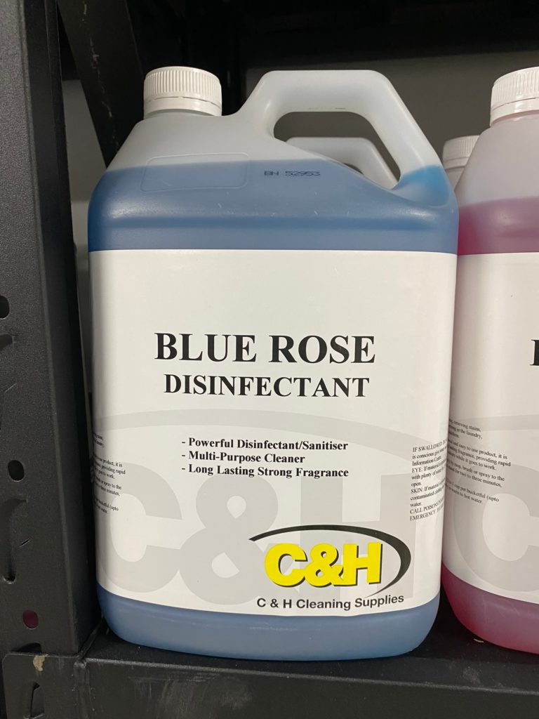 Blue Rose Disinfectant - C&H Cleaning Supplies